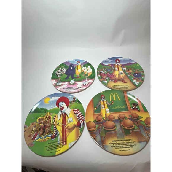 McDonald's | Dining | Vintage Mcdonalds Plates Combo Pack Bundle Ronald ...